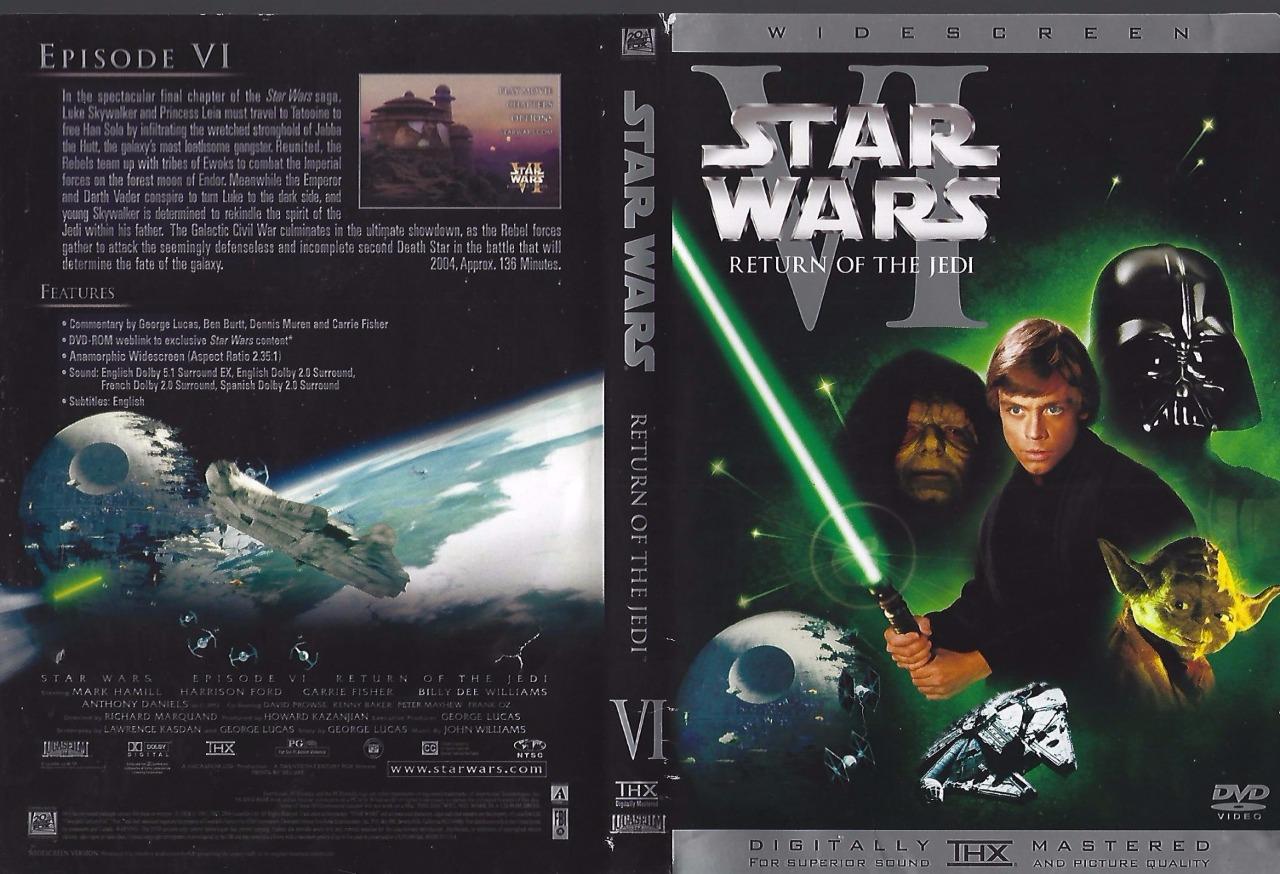 DVD: STAR WARS VI RETURN OF THE JEDI....HARRISON FORD-MARK HAMILL ...