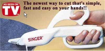 New Singer Cordless Smart Scissors with AC Adapter | eBay