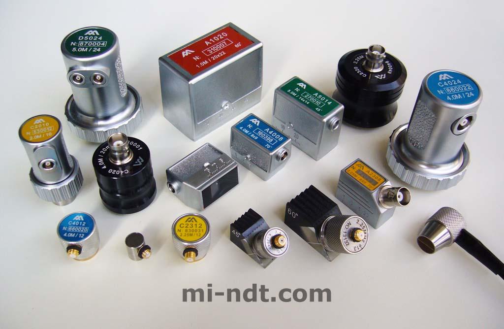 NDT 4MHz 12mm F10 Dual Element Ultrasonic Transducer Equality ...