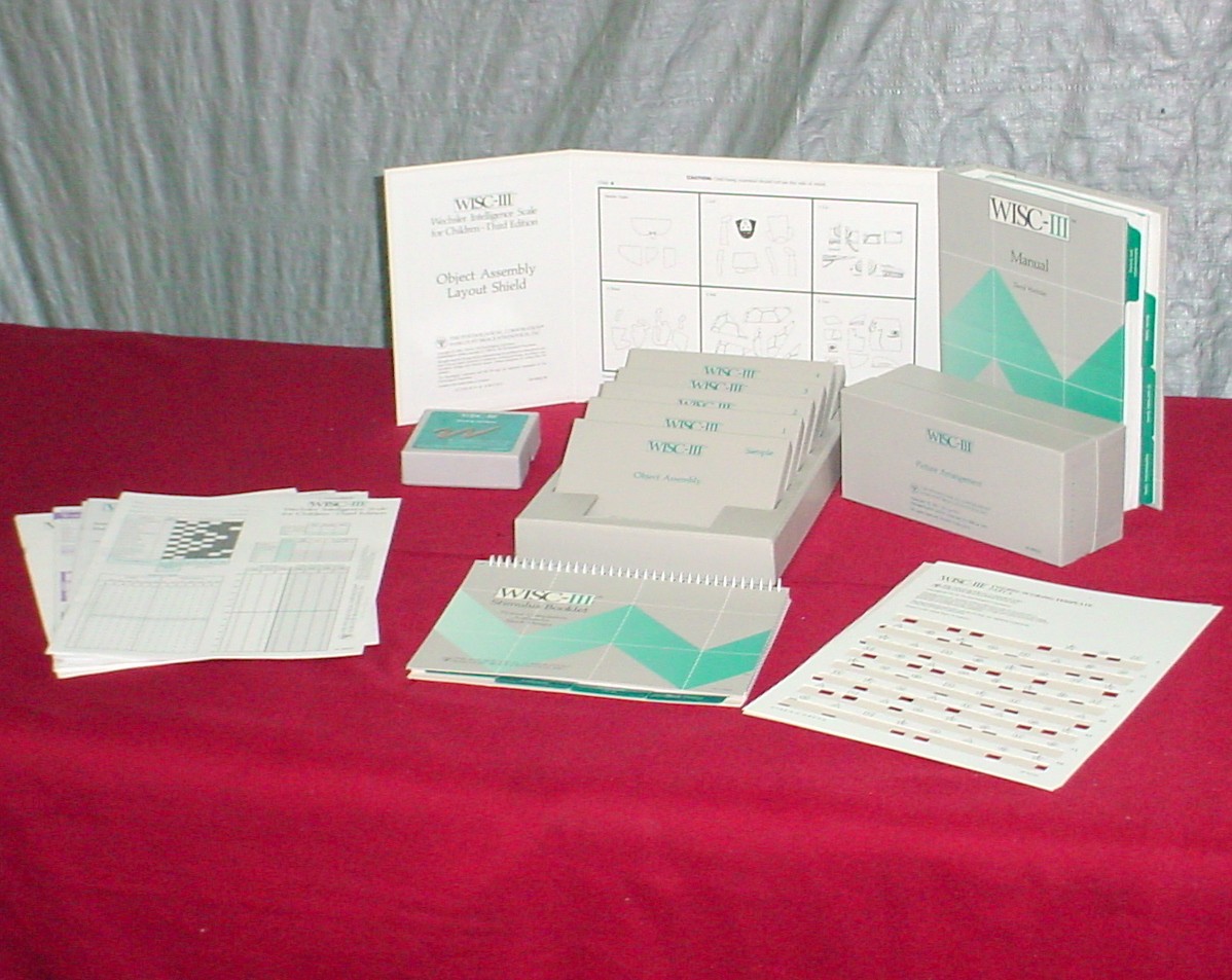 Wechsler Intelligence Scale Wisc III & Case COMPLETE ! | eBay