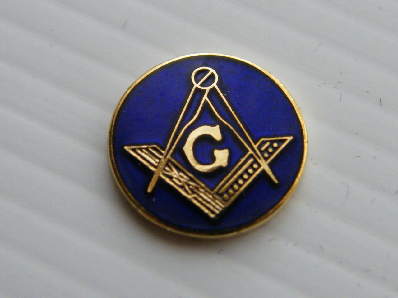 MASONIC G STICK TIE PIN OR LAPEL BADGE ENAMEL MASONS REGALIA IN FREE ...