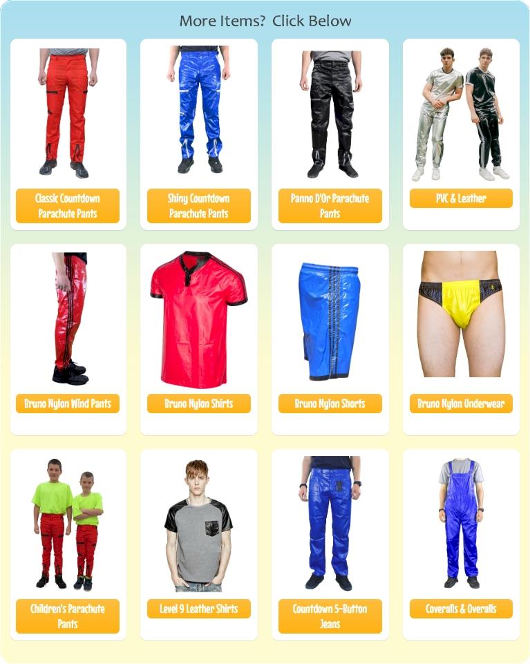 Nylon Parachute Pants 80s Men's Vintage Shiny & Tight Nylon Parachute Pants 80s Men's Vintage Shiny & Tight