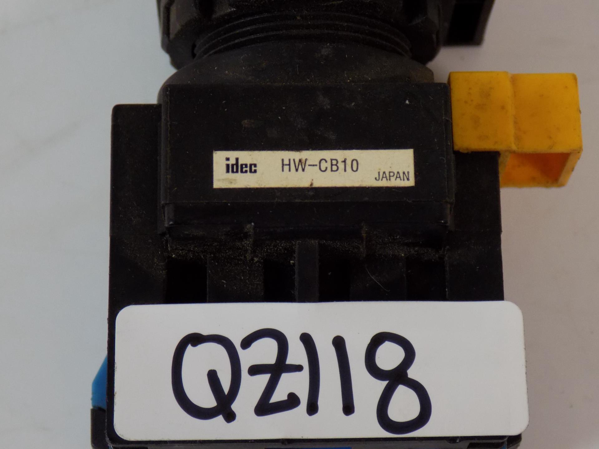 IDEC COVERED BLACK PUSHBUTTON HW-CB10 | eBay