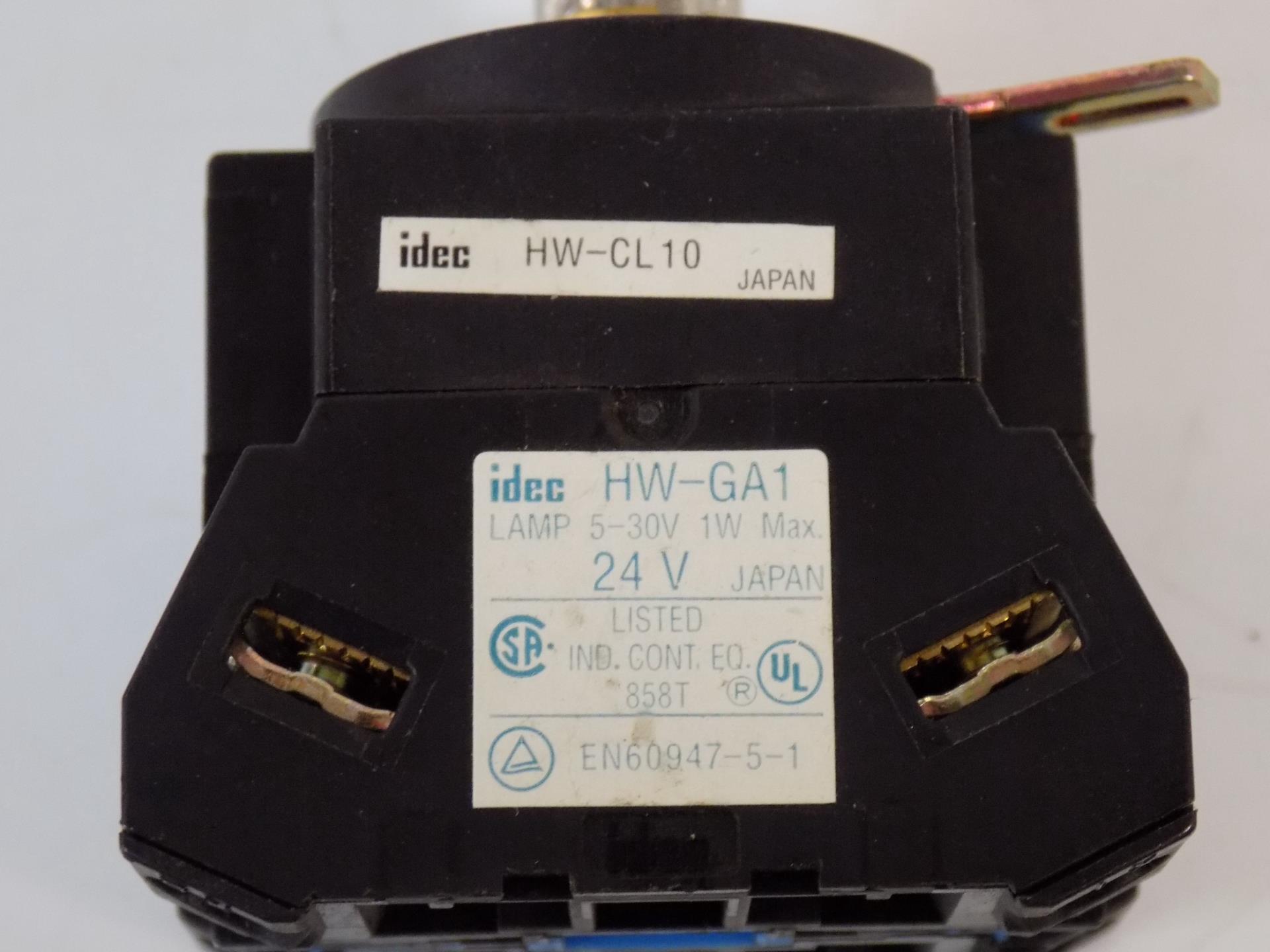 IDEC PUSH BUTTON SWITCH BODY HW-G10, NO BUTTON | eBay