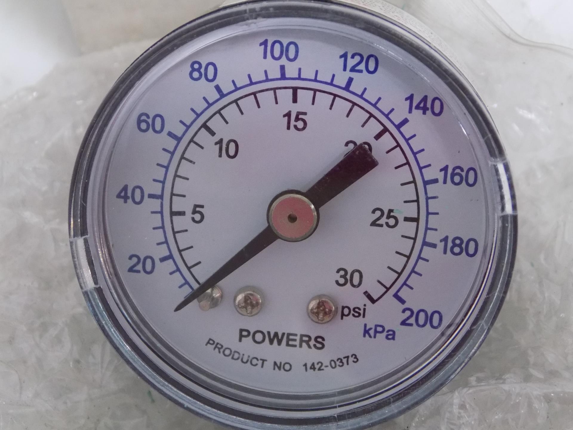 POWERS 0 30PSI 0 200 KPa PRESSURE GAUGE 142 0373 NIB EBay powers-0-30psi-0-200-kpa-pressure-gauge-142-0373-nib-ebay