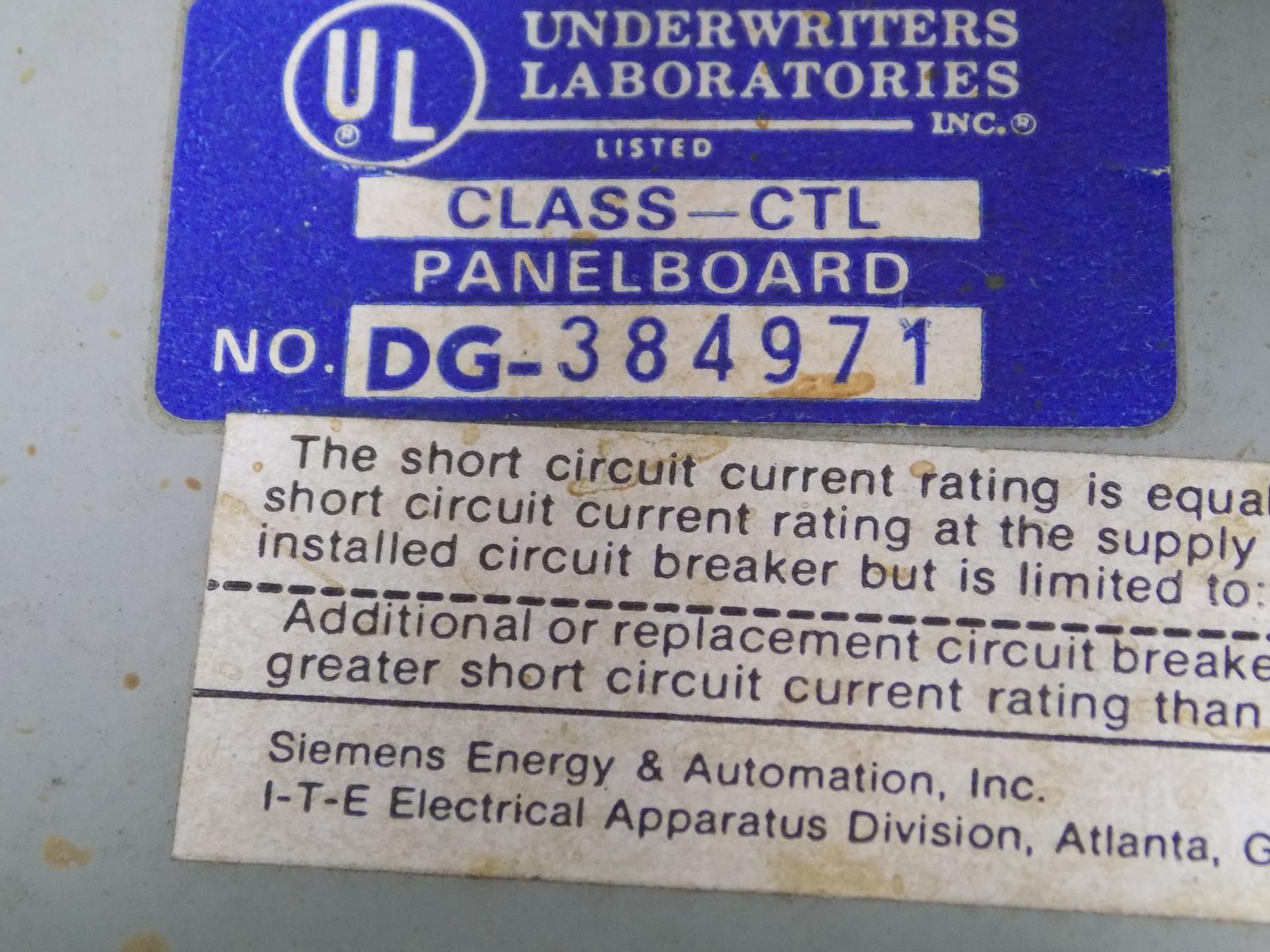 Купить Электрические панели и платы SIEMENS CLASS CTL PANELBOARD 20AMP ...