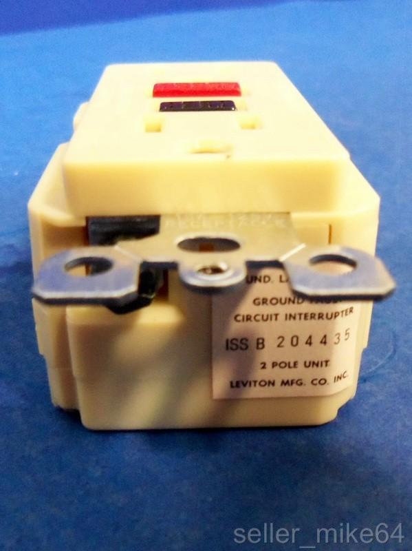LEVITON IVORY GROUND FAULT CIRCUIT INTERRUPTER, 15A-125V RECEPTACLE ... LEVITON IVORY GROUND FAULT CIRCUIT INTERRUPTER, 15A-125V RECEPTACLE ...