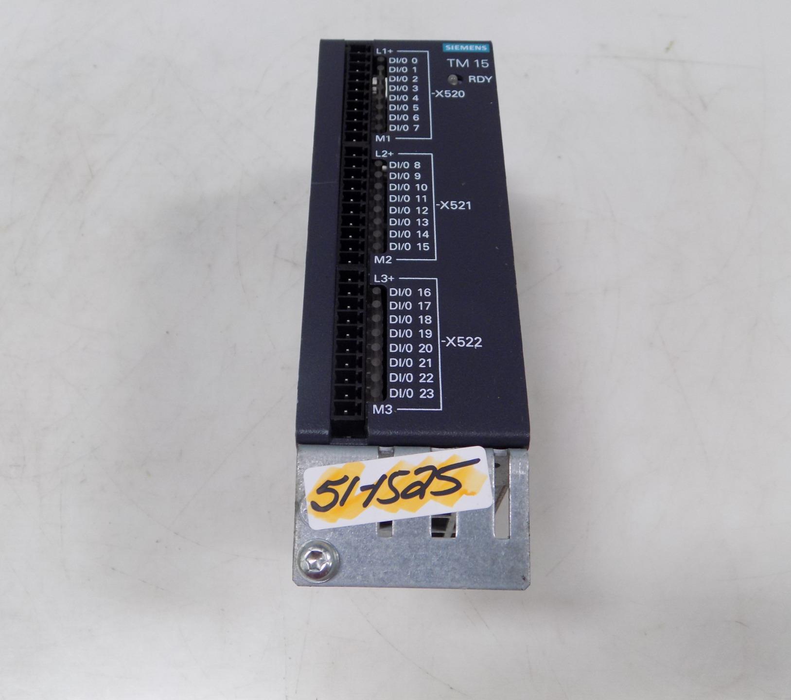SIEMENS TM15 TERMINAL MODULE 6SL3055-0AA00-3FA0 4025515020684 | eBay
