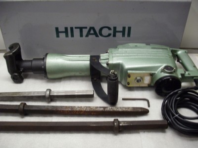 HITACHI ELECTRIC DEMOLITION JACK HAMMER W/BITS | eBay