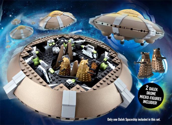 Doctor Who Character Building Dalek Spaceship Set Lego | eBay
