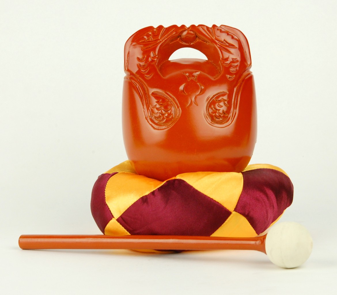 WOODEN FISH MU YU SET Chinese Percussion Instrument Lt