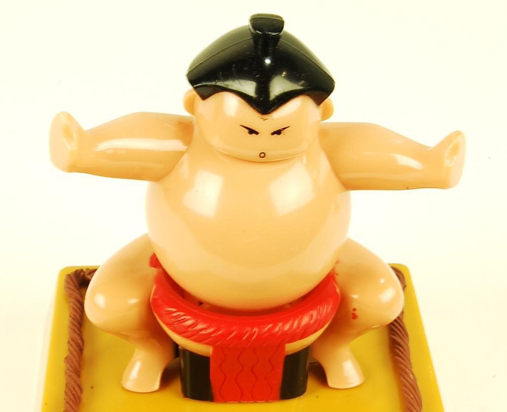 Sumo Wrestler Solar Powered Toy Bobble Head Japanese Asian Nohohon Gift ...