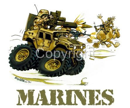Military Motor Transport Vehicle T-Shirt hummv LAV USMC marines art | eBay