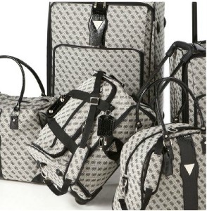 NEW GUESS GUESS CONESTOGA LUGGAGE COLLECTION TRAVEL SUITCASE DOME ...