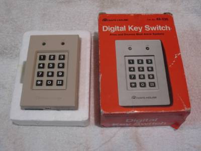 Home & Garden Safe House Radio Shack Digital Key Switch # 49-535 Home ...