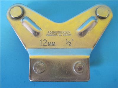 ROTHENBERGER TOOL SET TEE EXTRACTOR RATCHET COPPER TUBE BENDER SET NO ...