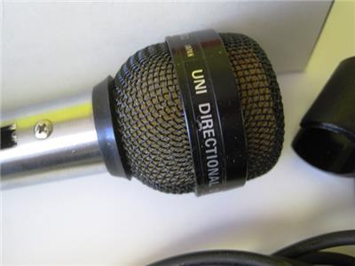 HERALD M-66A UNI-DIRECTIONAL DYNAMIC MIKE MICROPHONE MIC DUAL IMP.50K ...