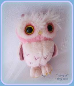 Mattel HARRY POTTER 4.5" Pink Plush Messaging Owl - 2001 Messenger Owls ...