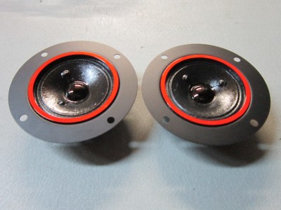 NEW (2) 2" Tweeters Speaker.Home Audio Pair.8 ohm.Replacement.3-1/2" 3. ...