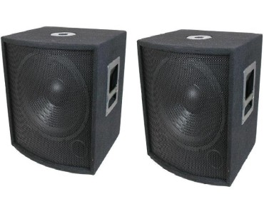 NEW (2) 12" SUBWOOFER Speakers PAIR.Woofer Sub box.DJ.PA.BASS woofers ...