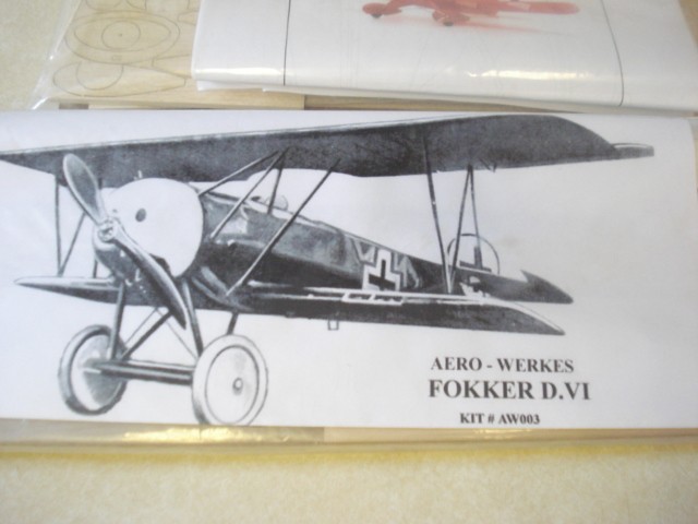 *DPC MODELS* ALBATROS DXI FREE FLIGHT MODEL AIRPLANE KIT* Factory ...