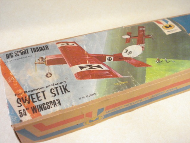 MIDWEST PRODUCTS CO. SWEET STIK RADIO CONTROLLED MODEL AIRPLANE KIT