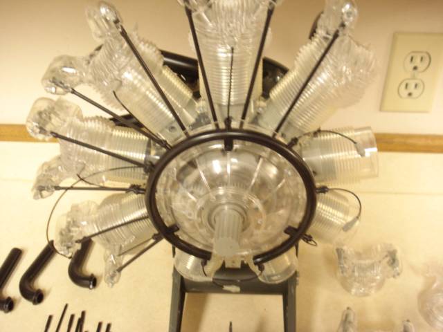 ** REVELL HISTORY MAKERS ** WASP RADIAL ENGINE **1/4th scale PLASTIC ...