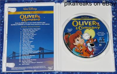 Oliver & Company Walt Disney DVD Special Edition in Excellent Condition ...
