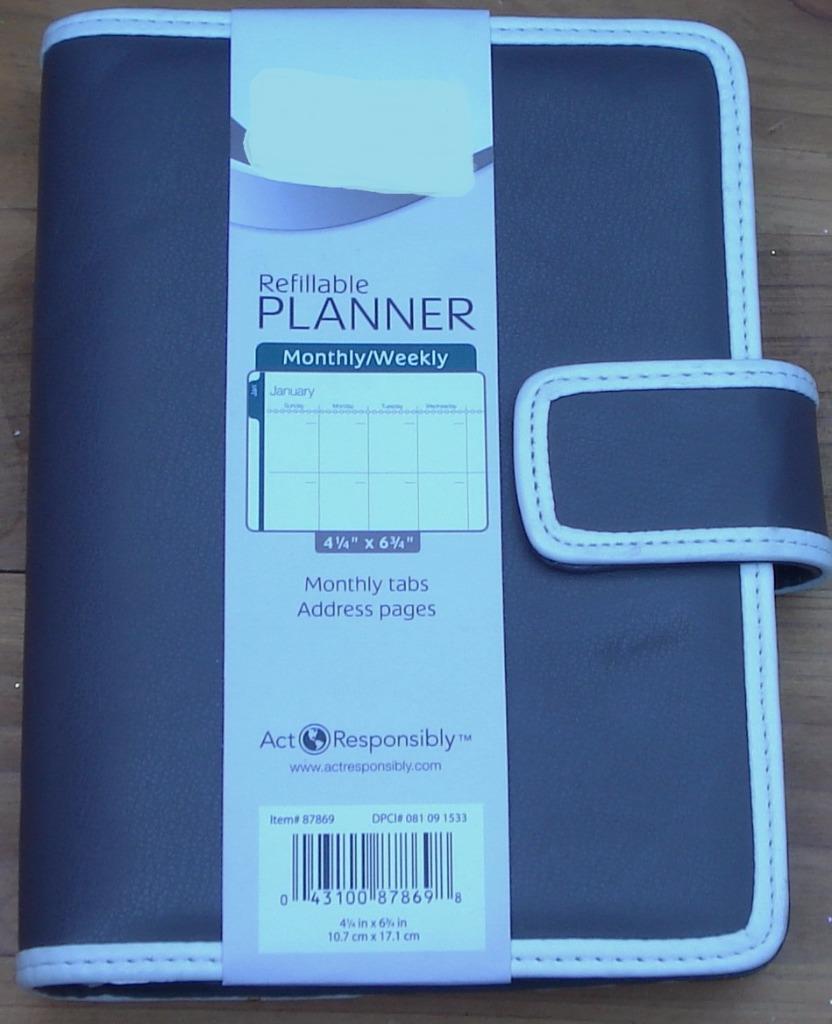 Mead Refillable Monthly / Weekly Planner - 4 1/4" x 6 3/4" - VARIOUS ...