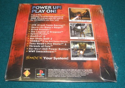 PS1 Demo Disc Spring 2000 Factory Sealed 12 games to Demo Tomba! 2 ...
