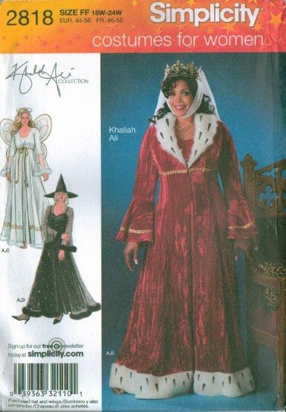 Simplicity Adult Halloween Costume Sewing Pattern Includes Plus Size | eBay