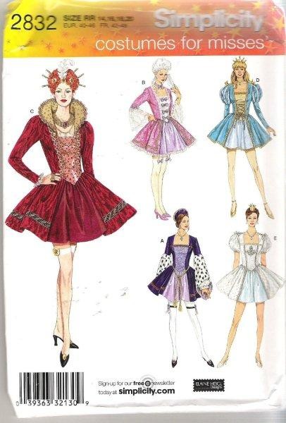 Simplicity Adult Halloween Costume Sewing Pattern Includes Plus Size | eBay
