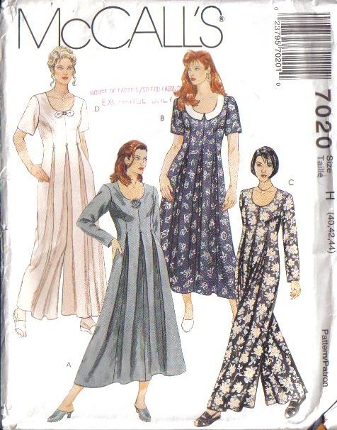 OOP McCalls Sewing Pattern Misses Plus Size Full Figure Dressmaking ...