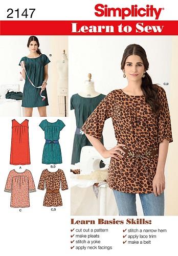 Simplicity Sewing Pattern Misses and Womens Dress Pattern Plus Size You ...