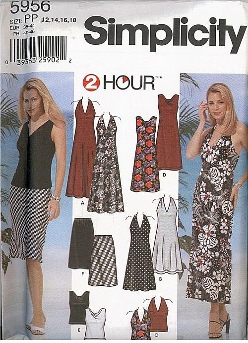 Simplicity Sewing Pattern Misses and Womens Dress Pattern Plus Size You ...