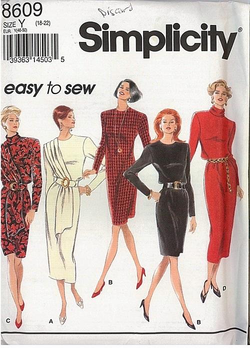 Simplicity Sewing Pattern Misses and Womens Dress Pattern Plus Size You ...