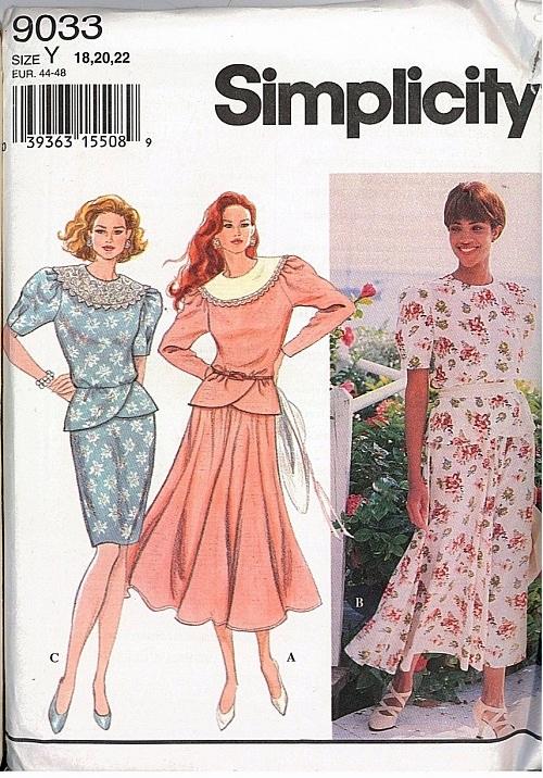 Simplicity Sewing Pattern Misses and Womens Dress Pattern Plus Size You ...