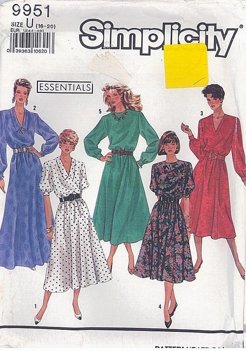 Simplicity Sewing Pattern Misses and Womens Dress Pattern Plus Size You ...