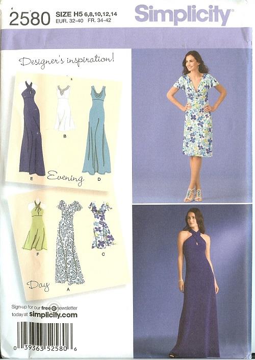 OOP Simplicity Pattern Dresses Spring Summer Misses Size 4 - 16 You ...