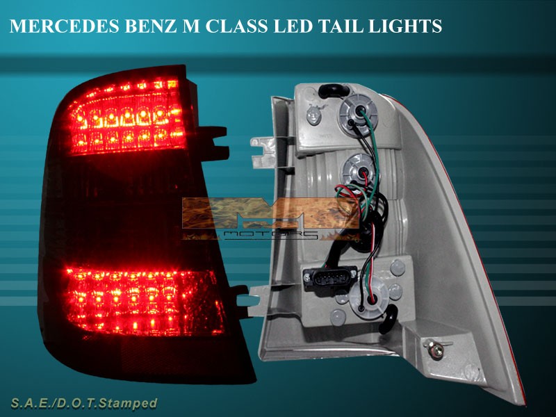Sell 98-2005 MERCEDES W163 ML LED TAIL LIGHTS 1999 2000 2001 in Santa ...