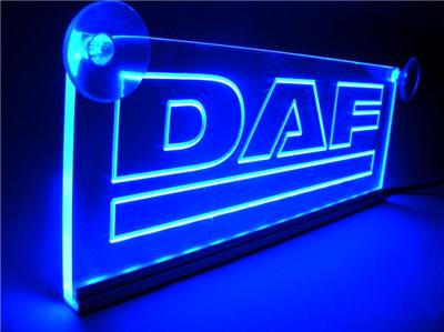 12V LED Cabin Interior Light Plate for DAF Truck Neon Illuminating ...
