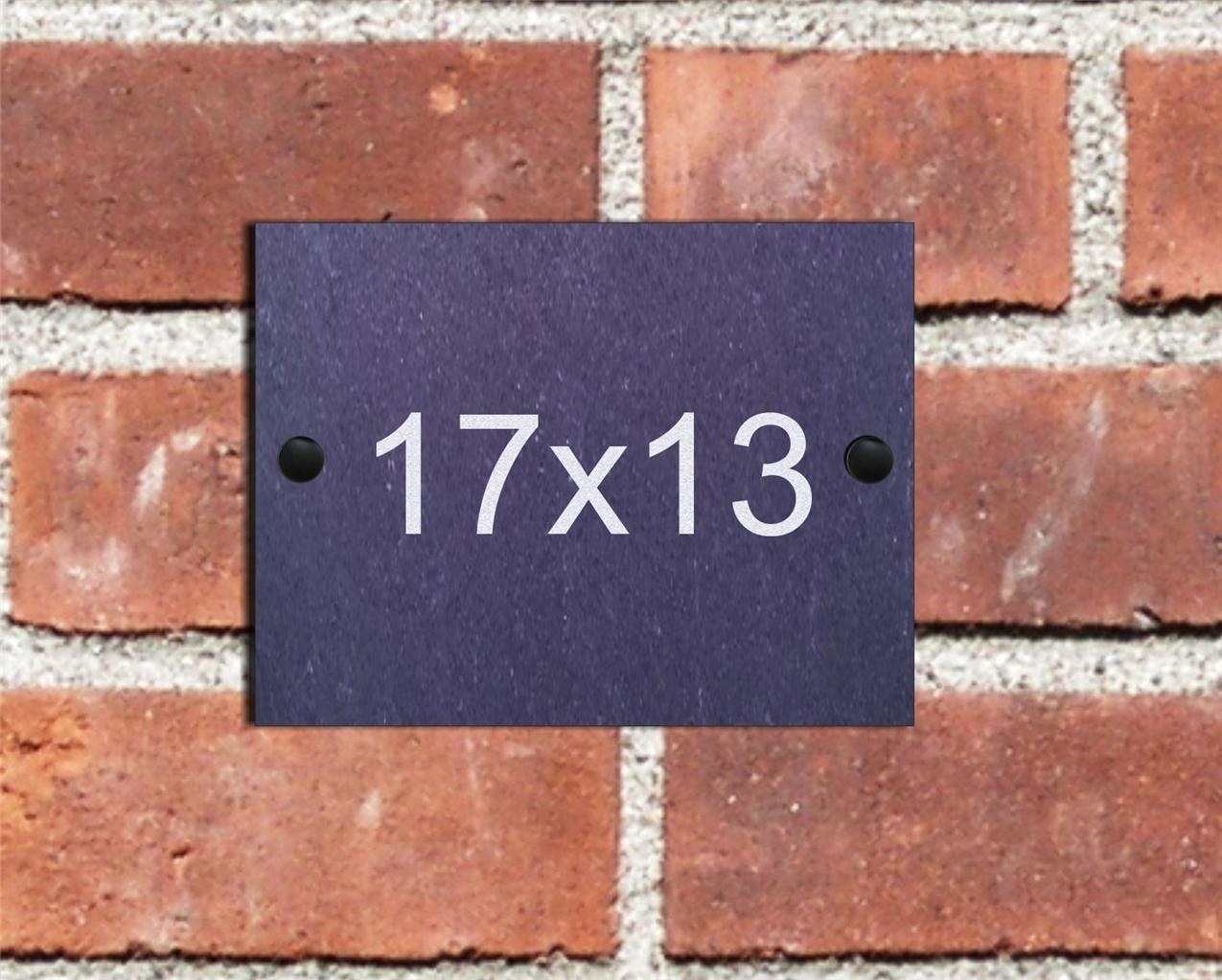 Personalised Natural Slate House Door Gate Number Sign Plaque. Old ...