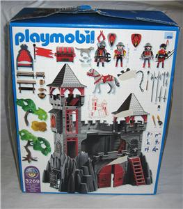 Playmobil ROCK CASTLE Set 3269 Dragon Knights Lot Accessories ...