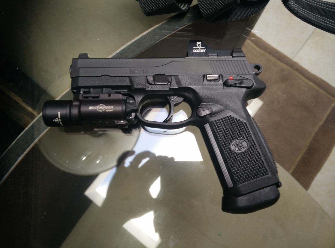 FNP 45 COMPETITION/TACTICAL;Kimber SS target II 9mm; Springfield loaded ...