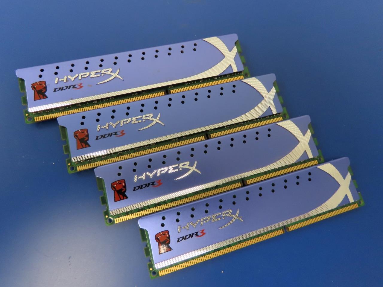 (4) KHX1600C9D3/4G Kingston HyperX Genesis 16GB (4 X 4GB) PC3-10600 ...