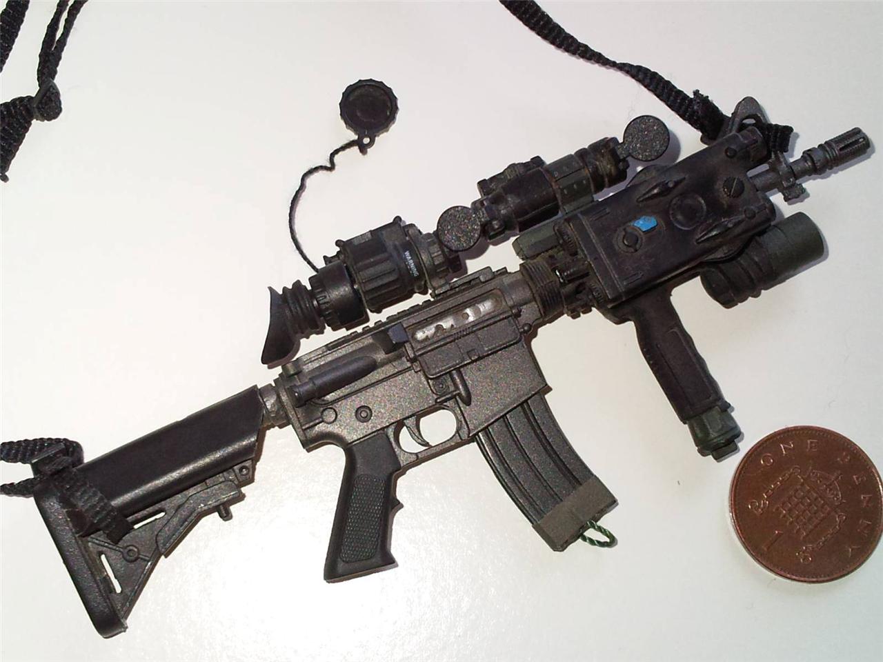 Custom 1/6 SCALA MK18 MOD 0 M4 con mirino notturno serie Navy Seal ...