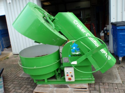 Winget Croker Cumflow Heavy Duty Rotating Pan Concrete Mixer RP100 HD ...