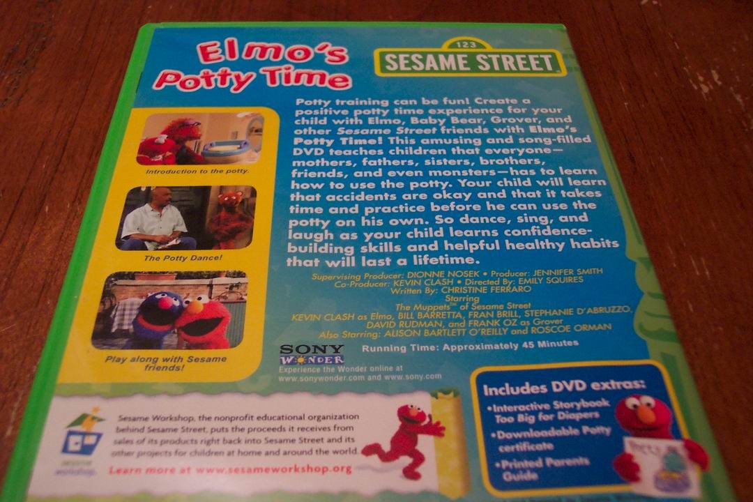 Sesame Street Elmo 039 s Potty Time DVD Video | eBay