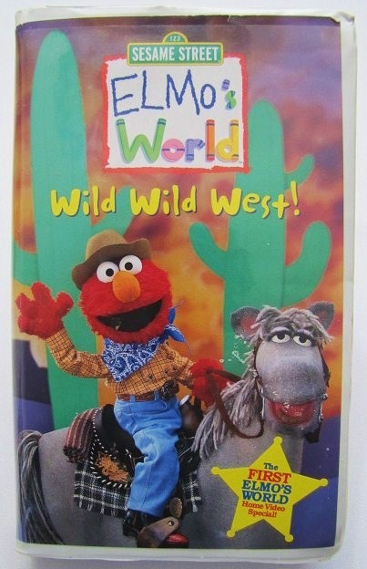 Sesame Street ELMO'S WORLD Wild Wild West VHS VIDEO | eBay