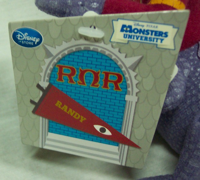 Disney Monsters University ROR FRATERNITY RANDY 9" Plush STUFFED ANIMAL ...